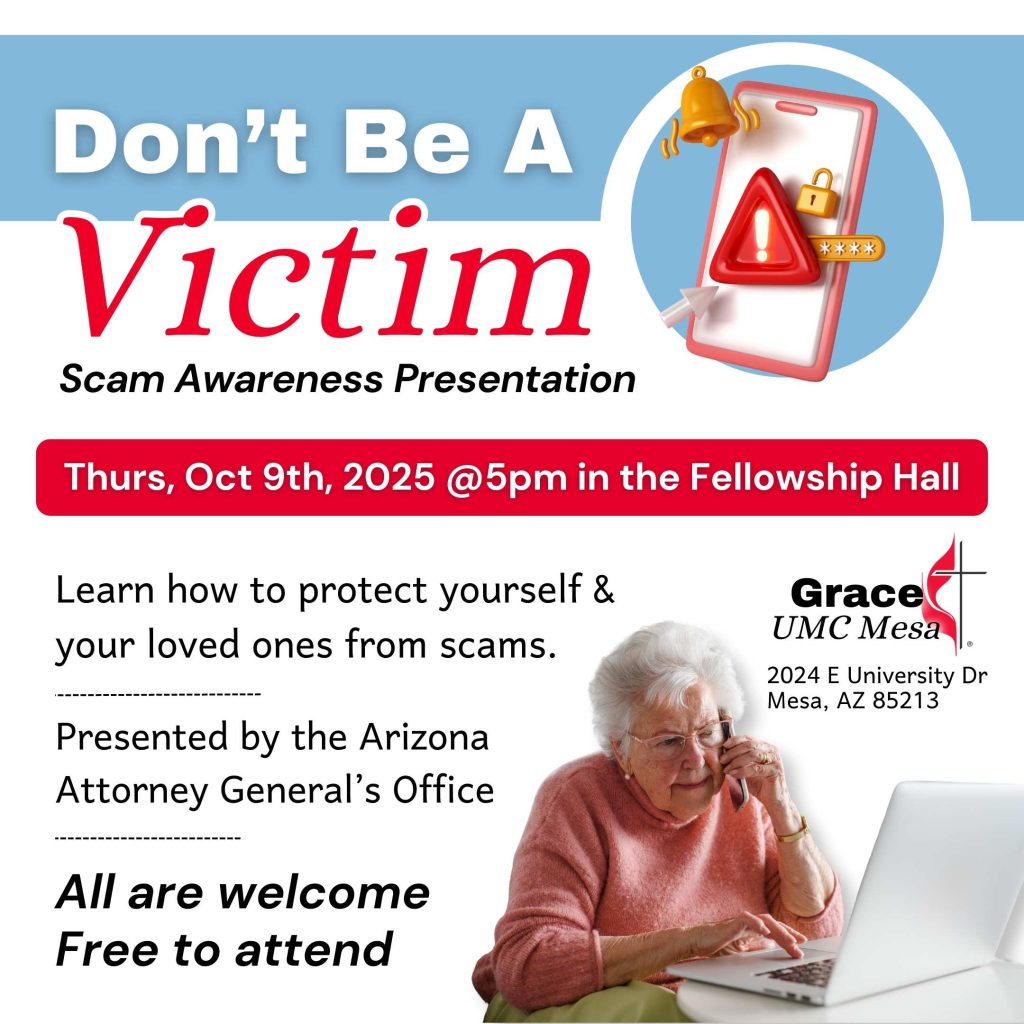 Scam Awareness Presentation – Grace United Methodist Church
